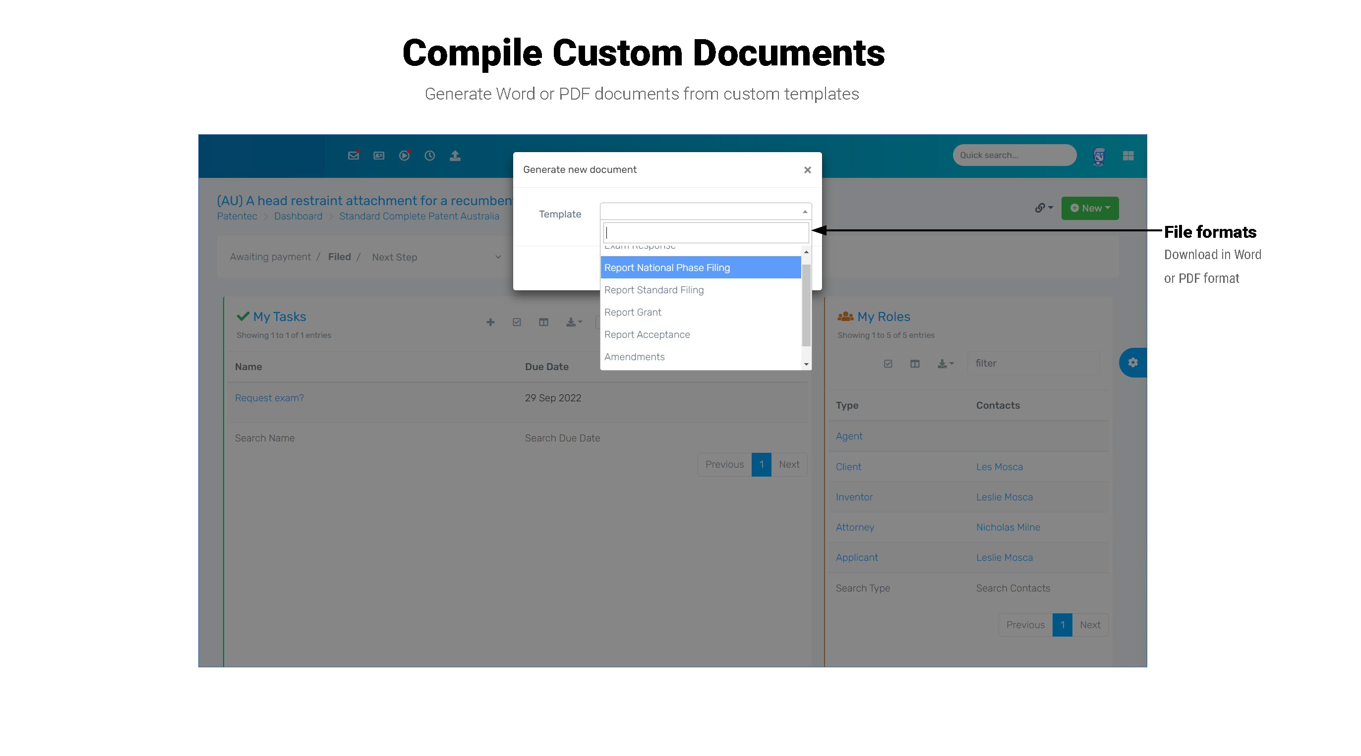 Lexair | Intellectual Property Management Software