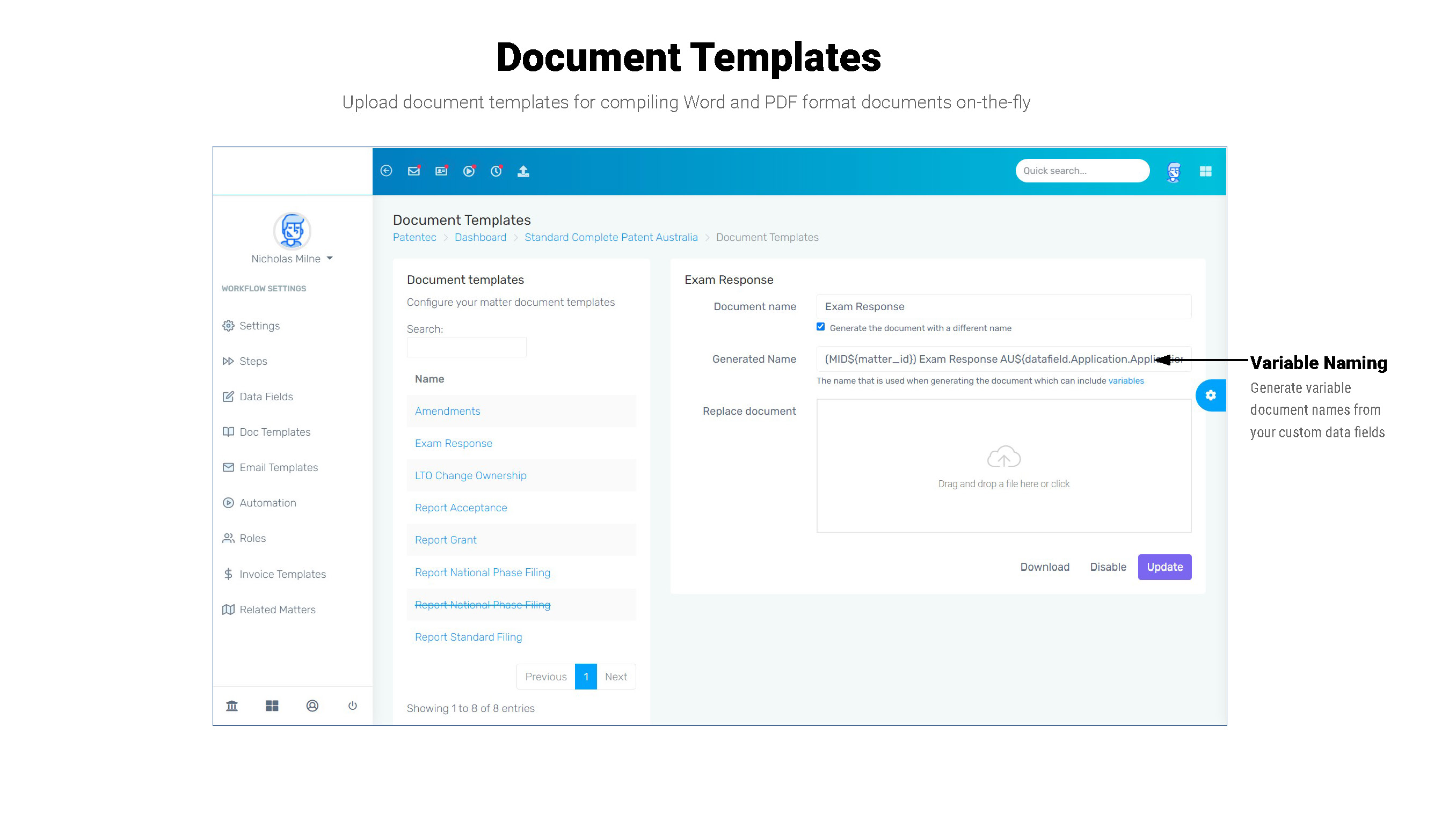 Lexair | Intellectual Property Management Software