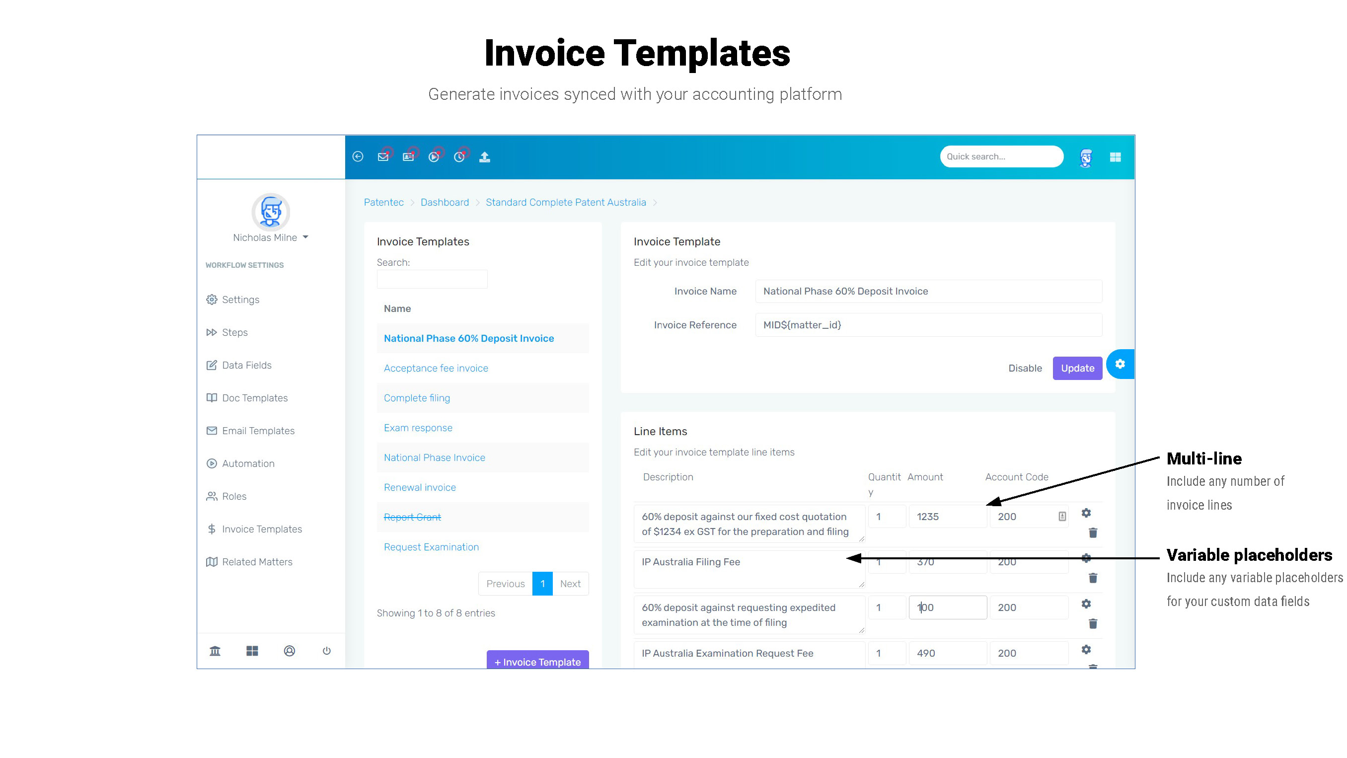Lexair | Intellectual Property Management Software
